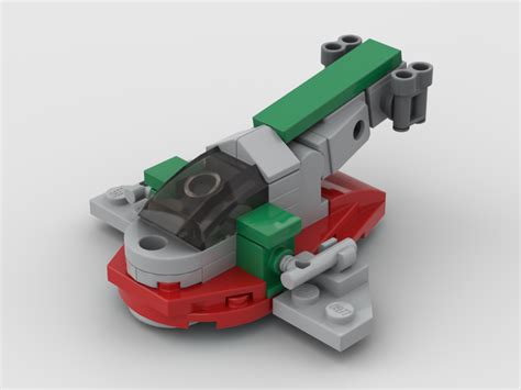 Lego Moc Slave 1 Micro Scale By Xigphir Rebrickable Build With Lego