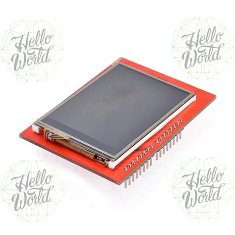 Pantalla Touch Tft 2 4″ Shield Para Arduino Uno Hello World Electronics