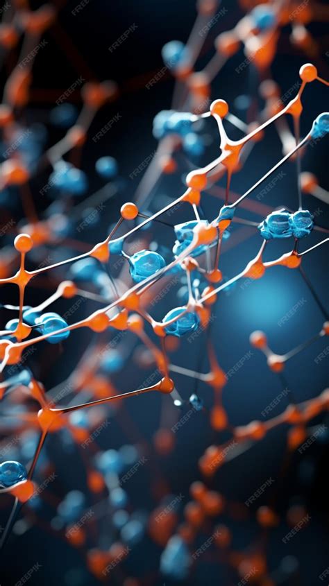 Premium Ai Image A Complex Biological Gene Structure Visualized Through 3d Rendering With