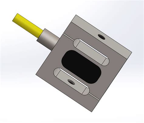 推拉力传感器50N 100N 200N微型S型称重传感器 SOLIDWORKS 2015 模型图纸下载 懒石网
