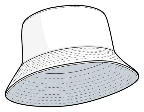 Premium Vector Bucket Hat Vector Illustration Bucket Hat Fashion Flat