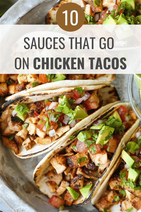 What Sauce Goes On Chicken Tacos 10 Amazing Sauces Hangry Hanna