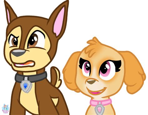 Chase Skye Huh Tampak Ekspresi Paw Patrol Png