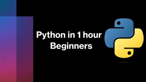 Learn Python in 1 Hour: A Quick and Comprehensive Crash Course for ...