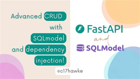 Advanced Crud With Sqlmodel And Dependency Injection In Fastapi Youtube