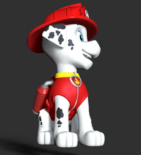 Marshall Paw Patrol 3d Model By Lovemodel