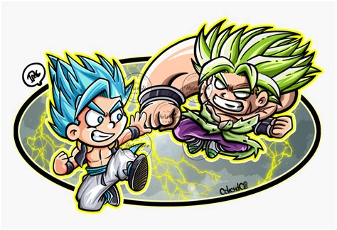 Dragon Ball Super Gogeta Vs Broly Chibi Manga Y Anime Chibi Dragon