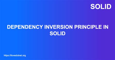 What Is The Dependency Inversion Principle At Jewel Simmons Blog