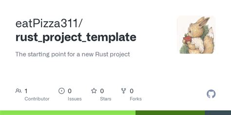 GitHub EatPizza Rust Project Template The Starting Point For A New Rust Project