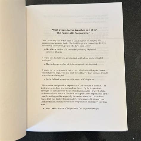 The Pragmatic Programmer By David Thomas Paperback Pangobooks