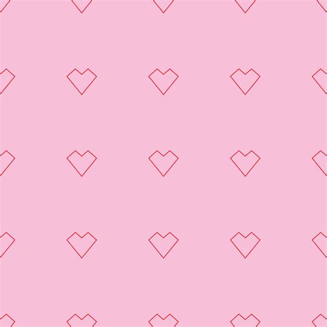 Seamless Simple Heart Pattern Swatch 21470984 Vector Art At Vecteezy