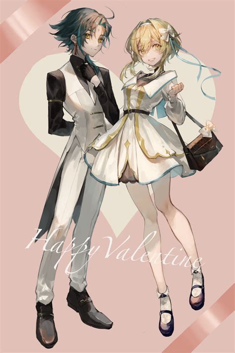 Lumine And Xiao Genshin Impact Drawn By Sin005io Danbooru
