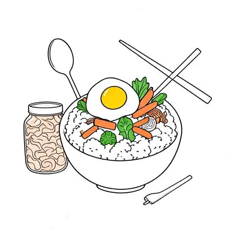 무료 음식 색칠하기 그림 맛있는 음식 색칠 도안 모음