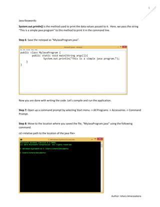 How To Write A Simple Java Program In Steps PDF