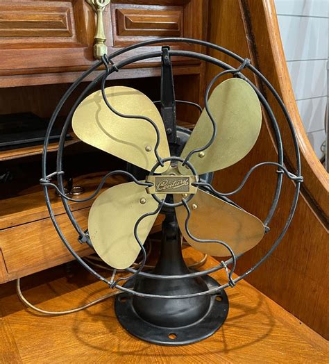 Antique Brass Blade Fan Nick Gromicko