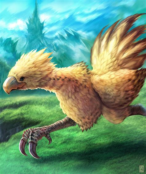 Ff Bestiary Entry 4 Wild Chocobo Created A Uchi