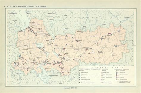 Карта ископаемых беларуси
