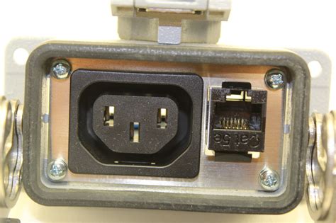 Mencom DEC RJ Panel Mount Connector New PLC Surplus Supply LLC