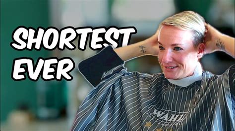 Leona S SECRET To Cutting Fine Hair Super Short Cut HFDZK YouTube