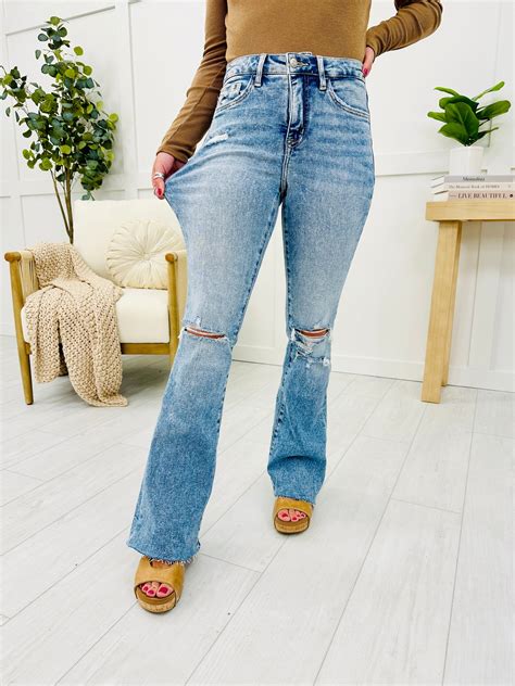 😍last Day 💥special Offer Exclusive Flared Tummy Control Jeans