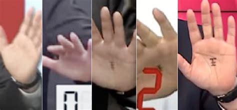 윤석열 후보 손바닥 왕자 지난달 26일부터 등장 민중의소리