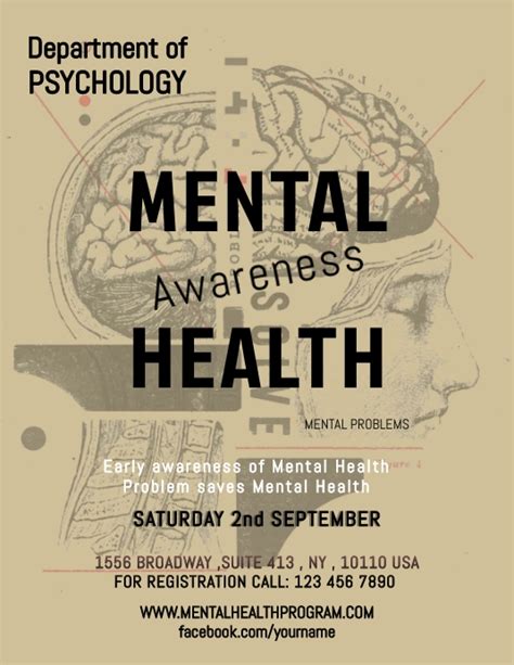 Mental Health Flyer Template Postermywall