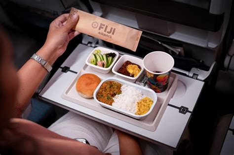 Economy Class Menu From Melbourne To Nadi Fiji Airways