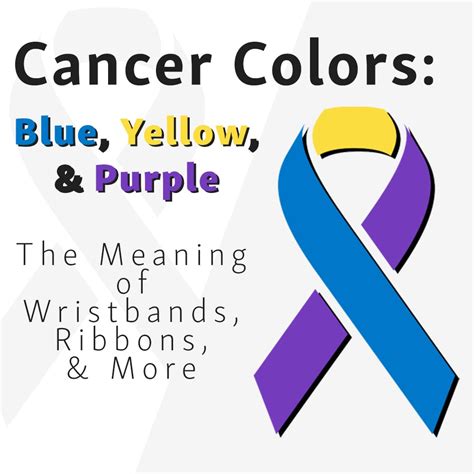 Printable Cancer Ribbon Colors 2025