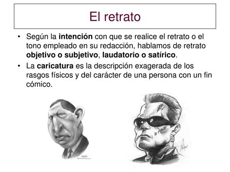 Ppt La Descripción Y El Retrato Powerpoint Presentation Free