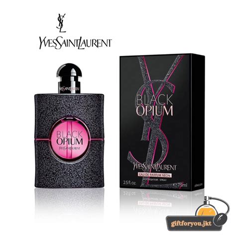 Jual Parfum Ysl Black Opium Neon 75 Ml Edp Original Eau De Parfum Woman