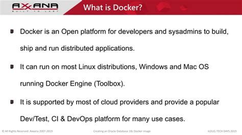 oracle database 18c docker pdf