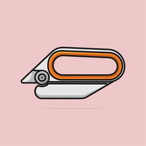 Dibujos Animados De Cuchillo Cortador De Herramientas Signo De