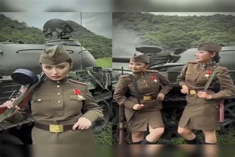 俄罗斯征兵宣传片几名漂亮女兵出境网友看得我都想去当兵了