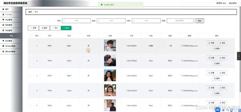 Java计算机毕业设计高校学生信息采集系统（开题程序论文）计算机毕业设计数据收集 Csdn博客