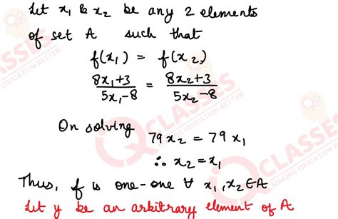 Class 12 ISC Maths Board Questions Chapter Relations And Functions