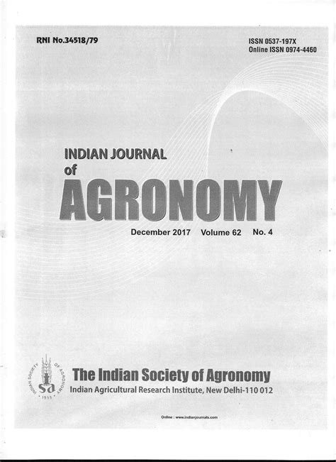 Pdf Economics And Yield Response In Rice Oryza Sativa Wheat Triticum Aestivum Cropping