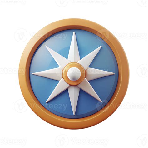 Celebrated Creative Abstract Compass Icon With Clean Lines Flat Color Minimal Scalable Design
