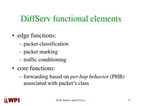 Ppt Integrated Service Intserv Versus Differentiated Service Diffserv Powerpoint