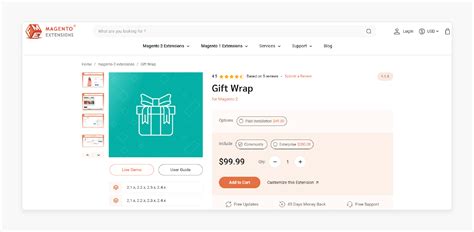enhance your store with magento 2 t wrap extension for t wrapping