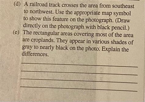 Solved Introduction To Aerial Photograph Interpretation Chegg