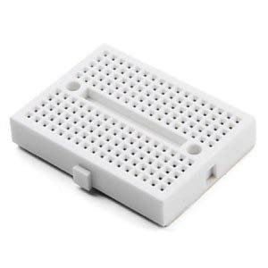 Mini Protoboard Pontos Branco