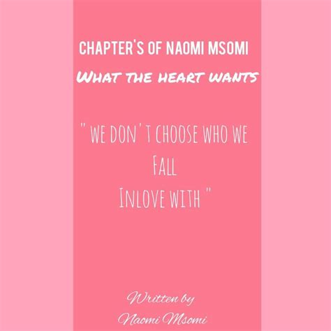 Chapters Of Naomi Msomi