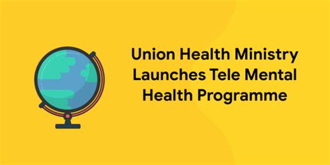 Union Health Ministry Launches Tele Mental Health Programme Entri Blog