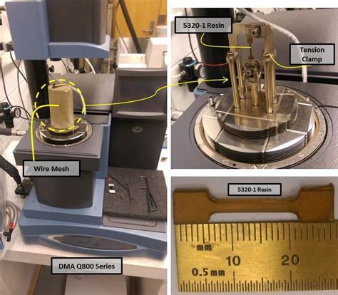 Test Setup For Stress Relaxation Of 5320 1 Epoxy Resin Using Dynamic