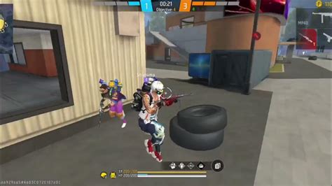 Free Fire Never Give Up 1vs4 Youtube