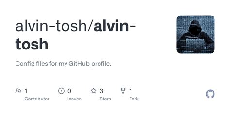Github Alvin Toshalvin Tosh Config Files For My Github Profile