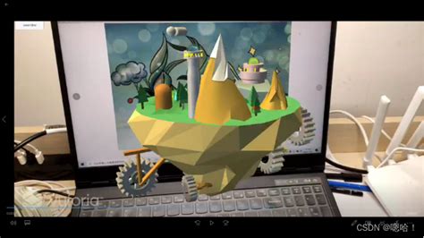 【03】unity Ar 2022vuforia图片识别超详细案例（小岛动画交互）【含代码】unity Ar交互 Csdn博客