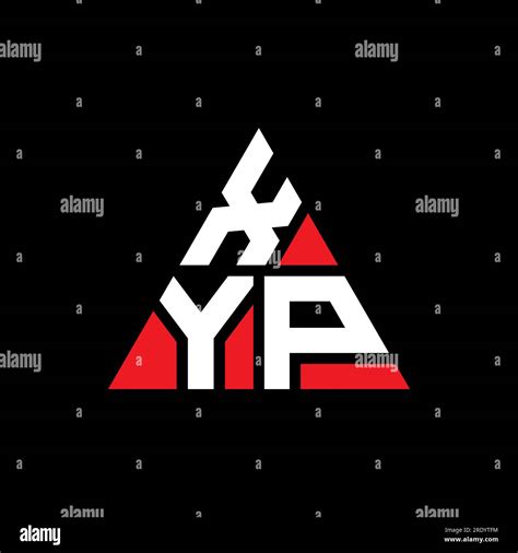 Xyp Triangle Letter Logo Design With Triangle Shape Xyp Triangle Logo