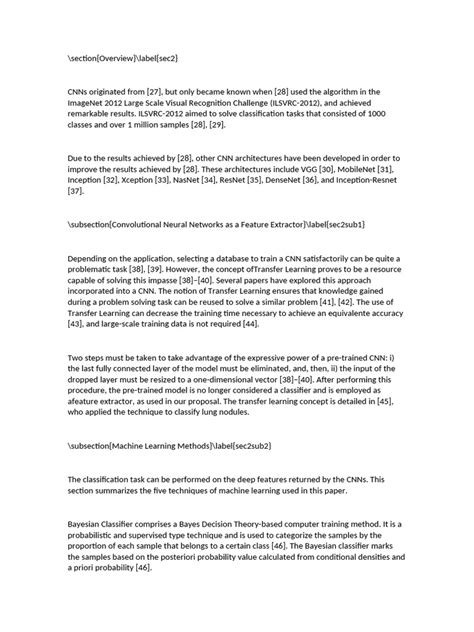 Section Pdf Machine Learning Statistical Classification