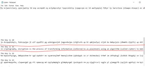 Solved Input File Is Ciphertxt Output File Displays The Key And